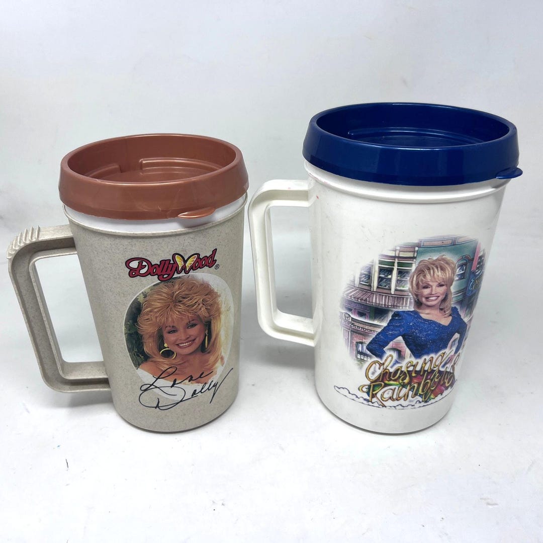 Dolly Parton Dollywood Plastic Travel Cup Set Insulated Beverage Mug ...