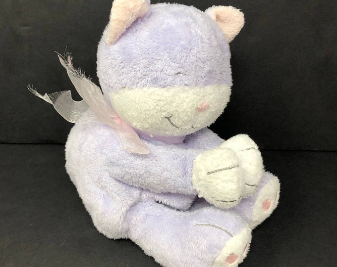Purple Plush Cat - Etsy