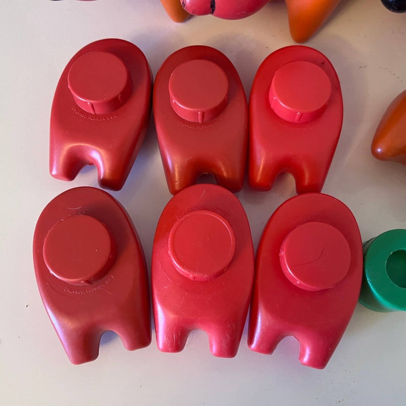 Tupperware Zoo It Yourself Giraffe Dog Elephant Huge 62 Piece - Etsy