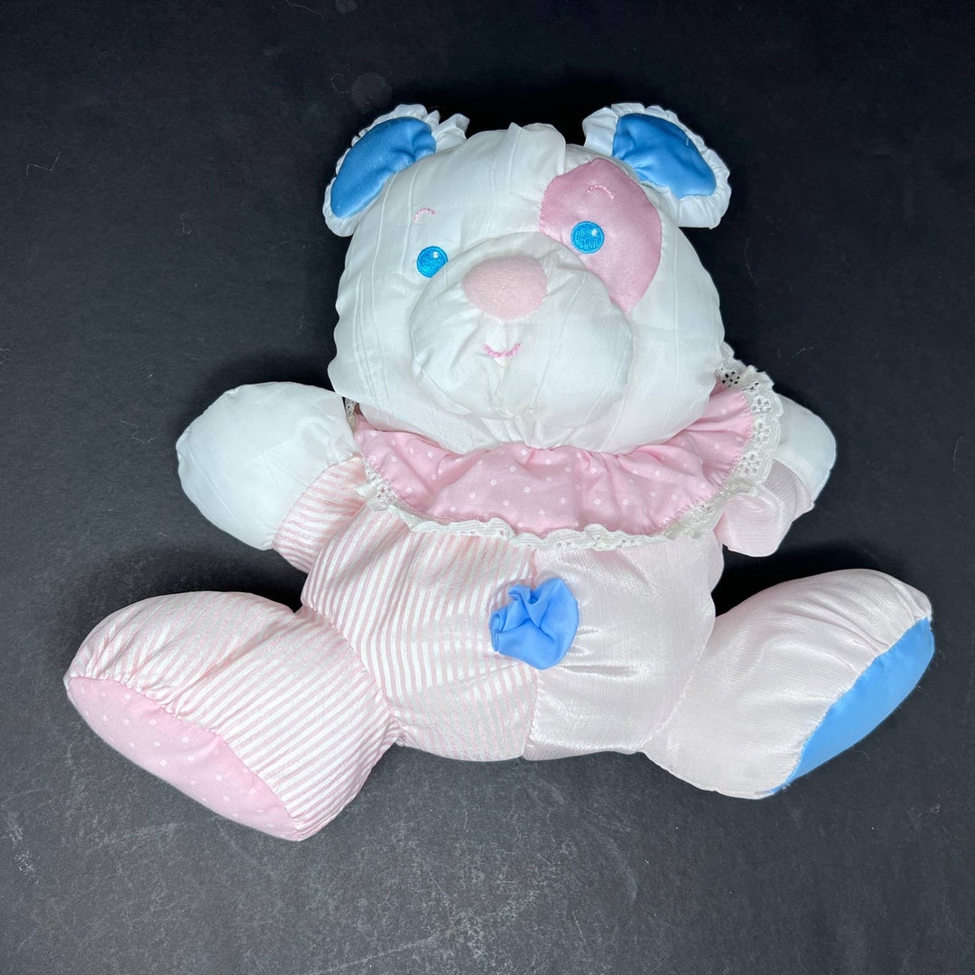 Fisher Price Baby Puffalumps Pink Puppy Mouse Bear Rattle - Etsy