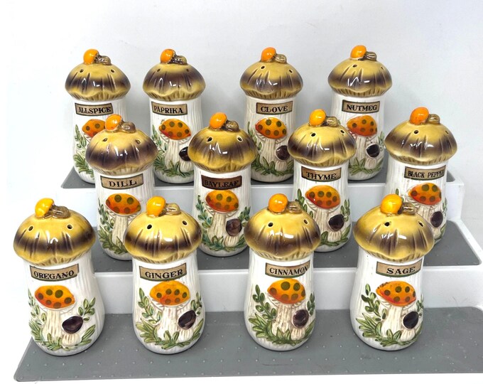 Vintage Merry Mushroom Sears Arnel’s Merry Mushroom Set of 15pcs - Etsy ...