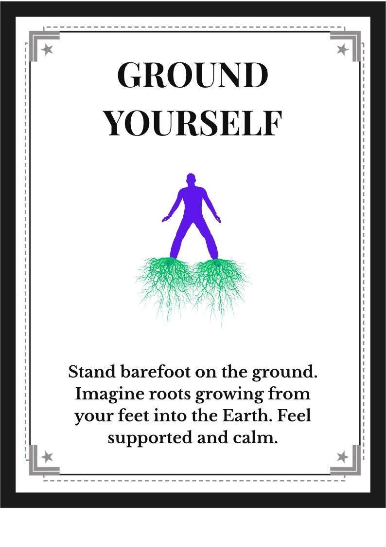 16 Printable Ritual Cards • Spiritual Cleansing & Intention Set • Moon ...