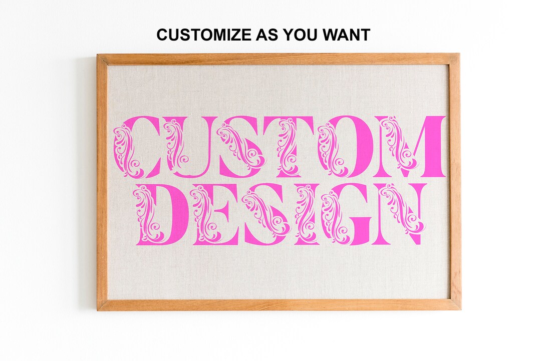 Custom Wall Art/word Art on Two Pages/digital Download/minimalist ...