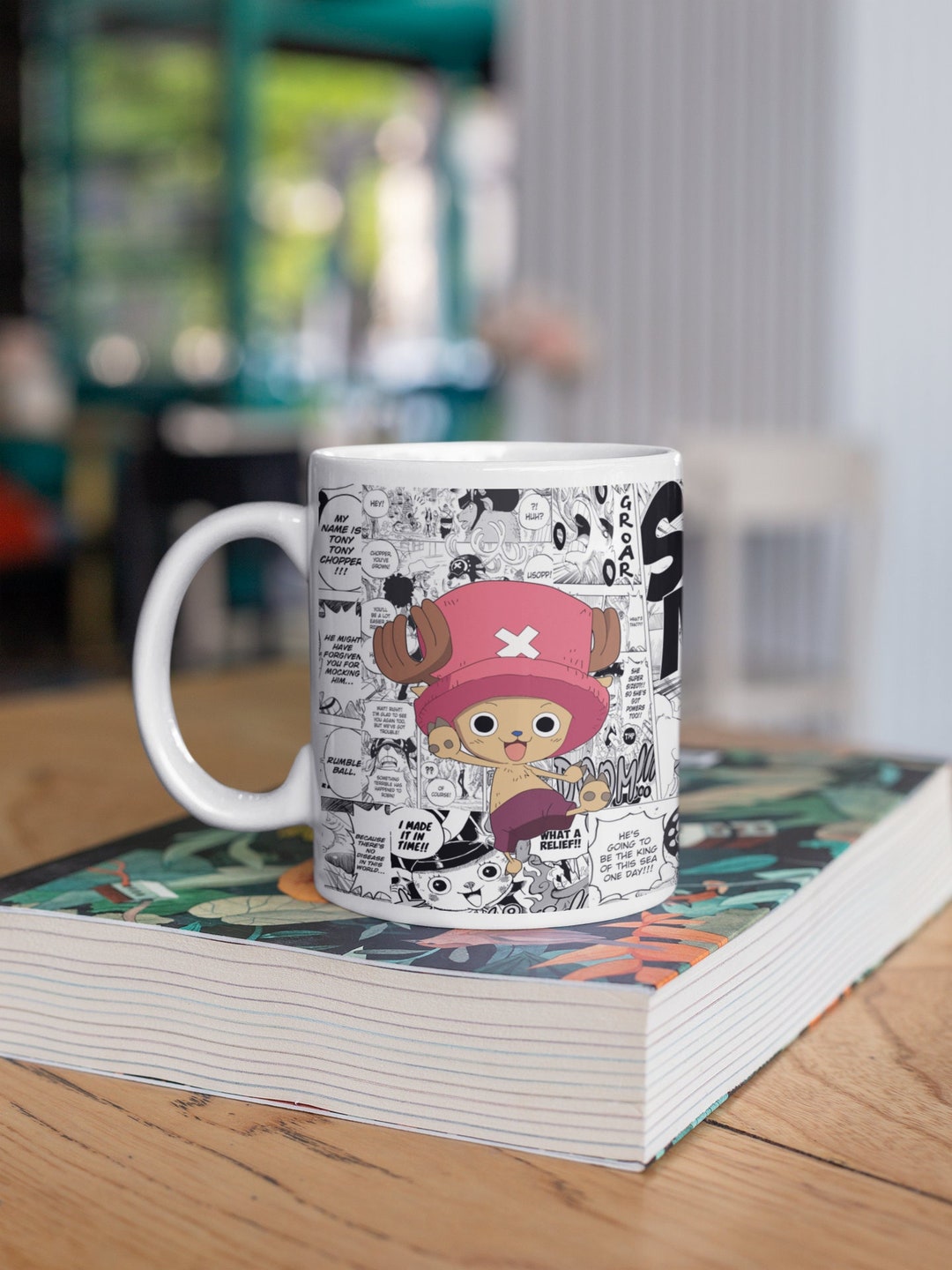 Chopper Manga Inspired Mug One Piece Mug Anime Gift 11oz Mug Ceramic ...