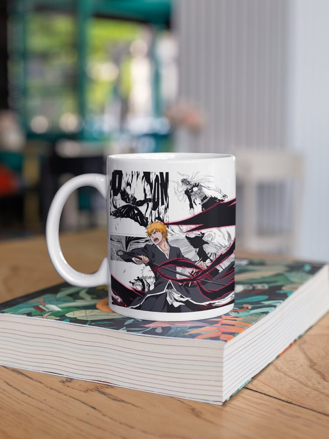 Ichigo Manga Inspired Mug Bleach Mug Anime Gift 11oz Mug Ceramic Mug - Etsy