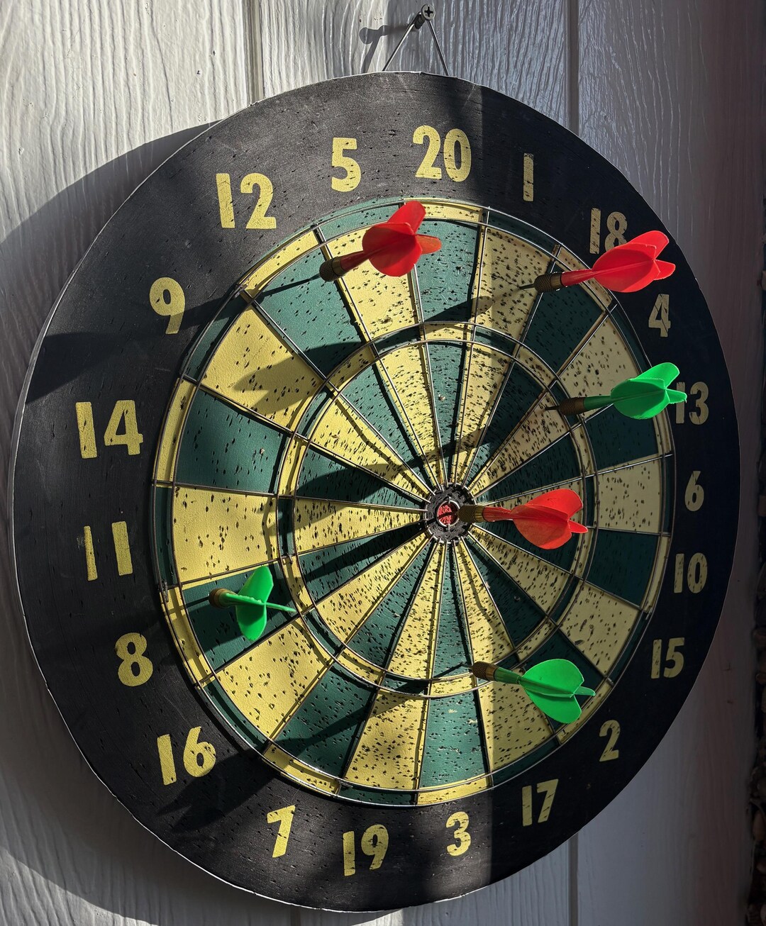 Vintage Reversible Dart Board: Retro Man Cave Game Room Decor - Etsy