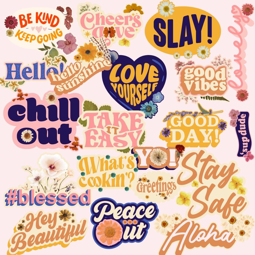 Motivational and Insipring Quotes Stickers 20 Pcs. Everyday Journaling ...