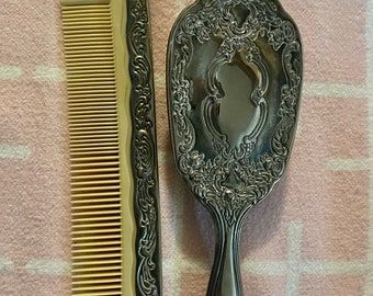 Comb and Brush Set | Etsy