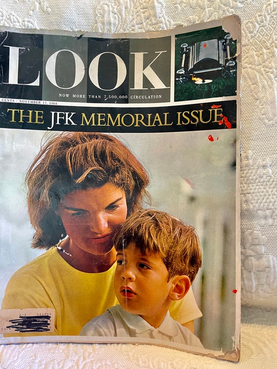 Vintage Look Magazine Jfkissue 1964 - Etsy
