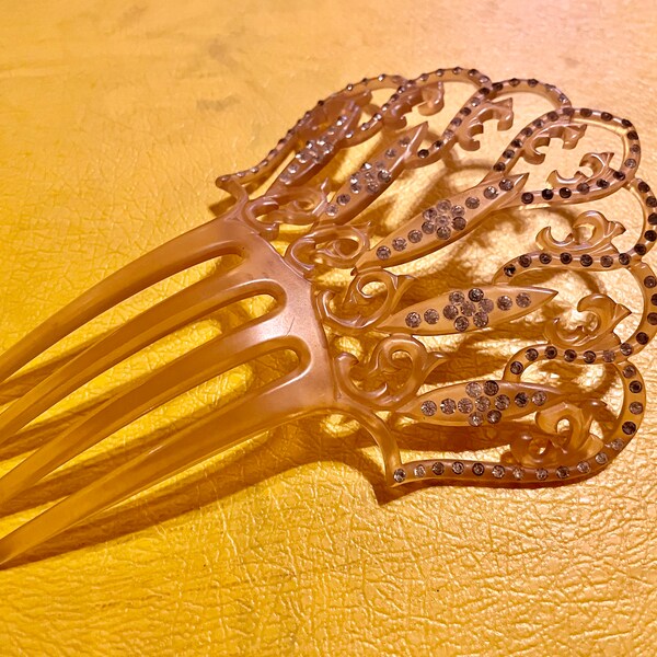 Victorian Hair Comb - Etsy