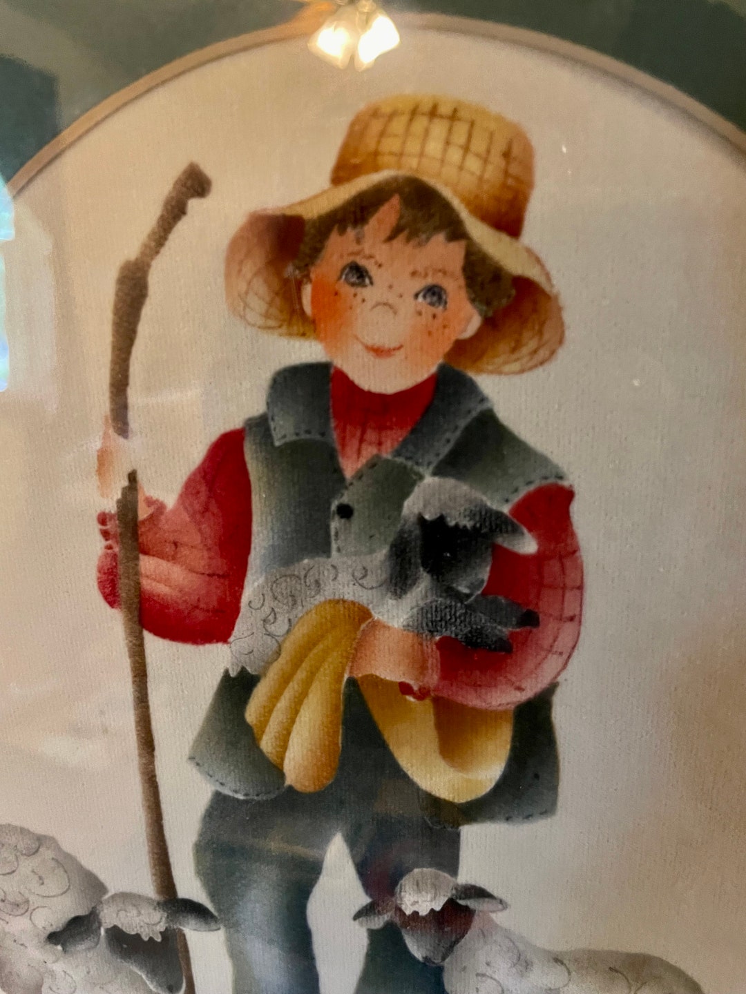 Vintage Theorem Painting Folk Art - Etsy