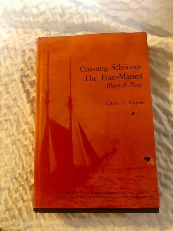 Coasting Schooner the Four Masted Book Published for the | Etsy