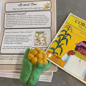 Corn History & Activities Homeschool Lesson (spanish) - Etsy