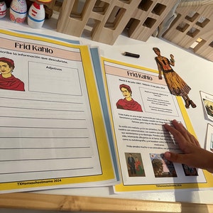 Artistas Famosas Famous Artist Packet ESPAÑOL - Etsy