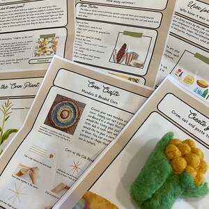 Corn History & Activities Homeschool Lesson (spanish) - Etsy