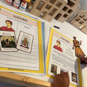 Artistas Famosas Famous Artist Packet ESPAÑOL - Etsy