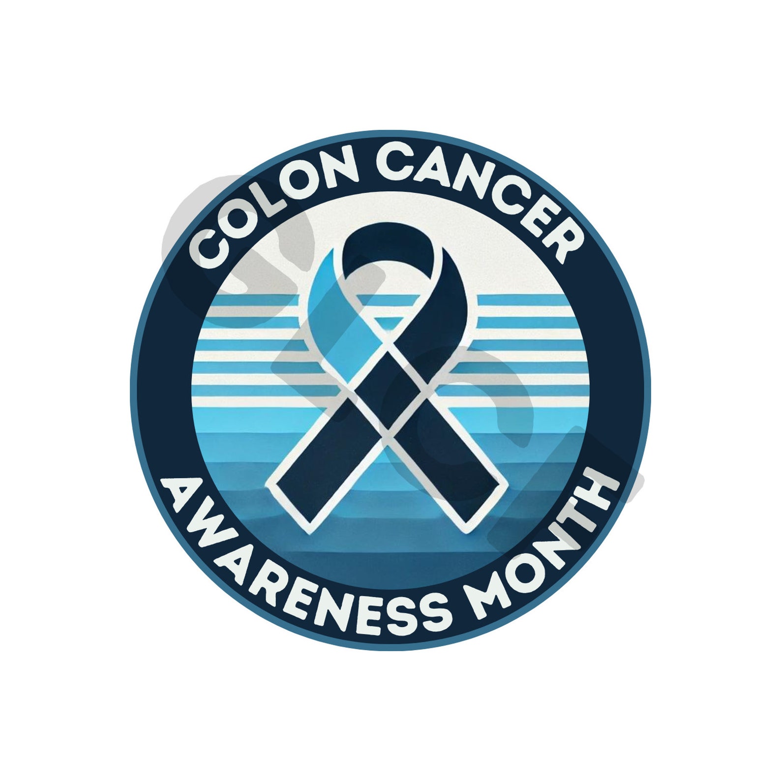Colon Cancer Awareness Month Digital Logo - Etsy