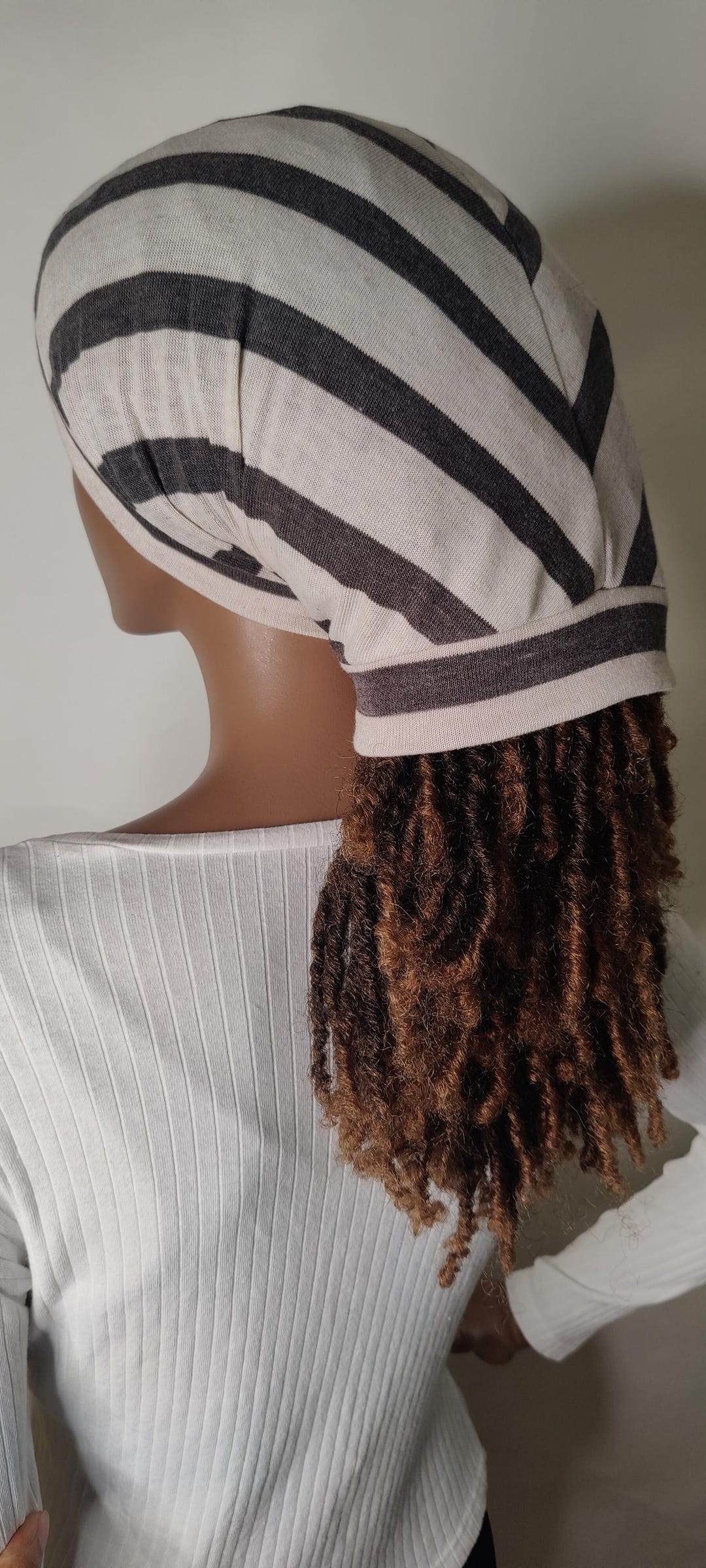 Dreadlocks Hair Tube, Dreads Scarf & Wrap, Striped Sweater Knit ...