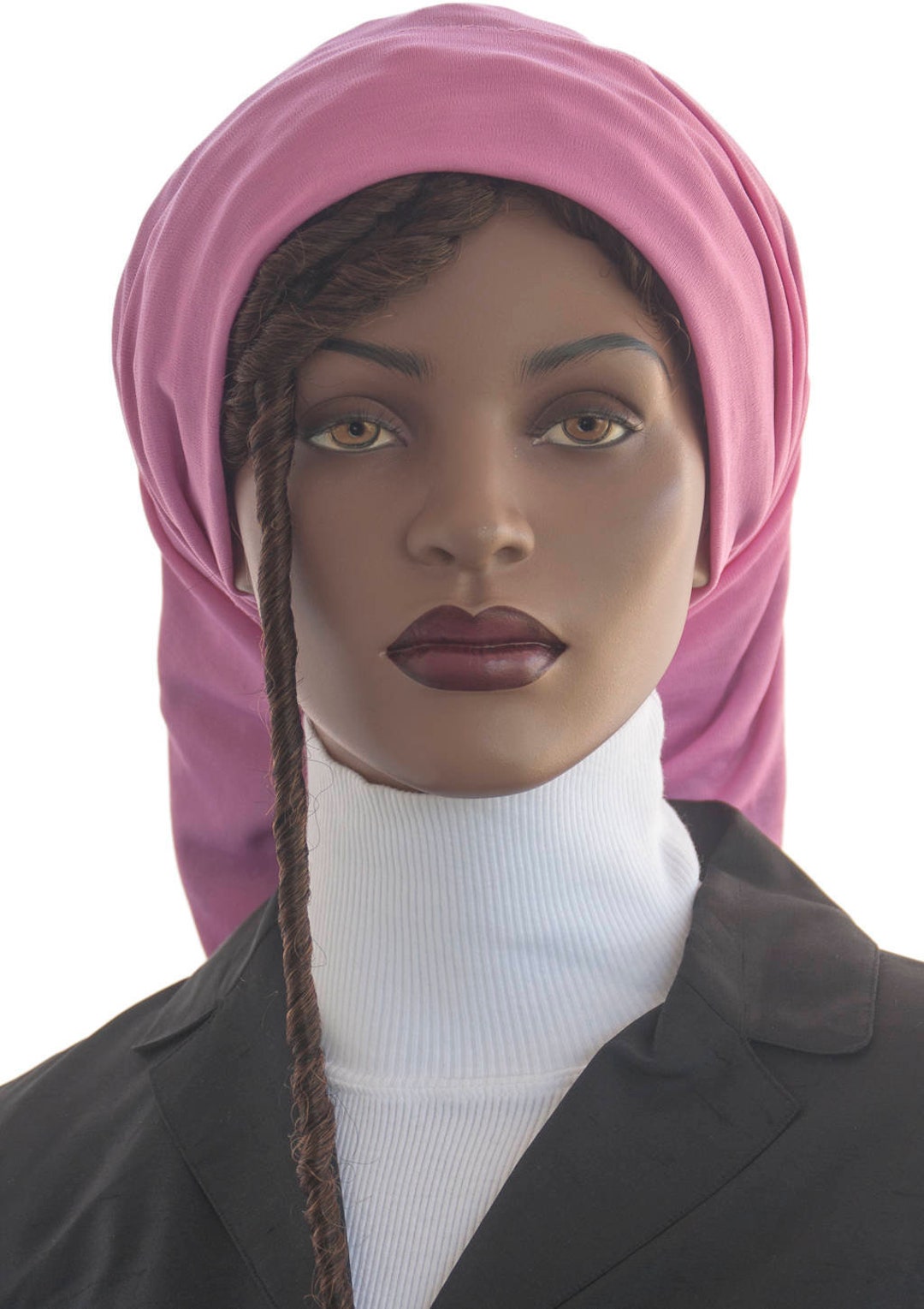 Pink Locs Soc, Hair Tube, Dreads Wrap: Long Jersey Knit Lock Sock, Size ...