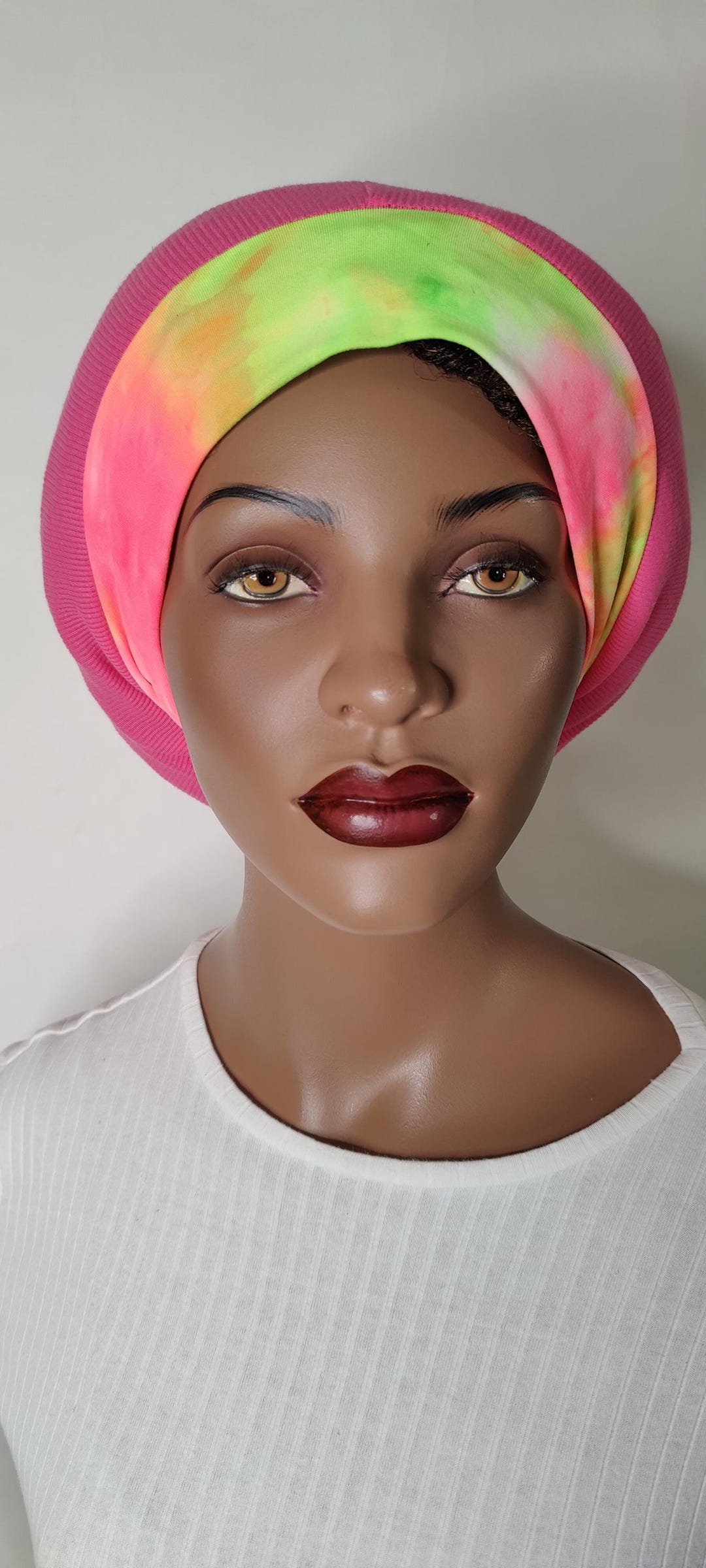 Beanie for Locs, Dreadlocks Hat, Dreads Wrap, Cotton Jersey Locs Scarf ...