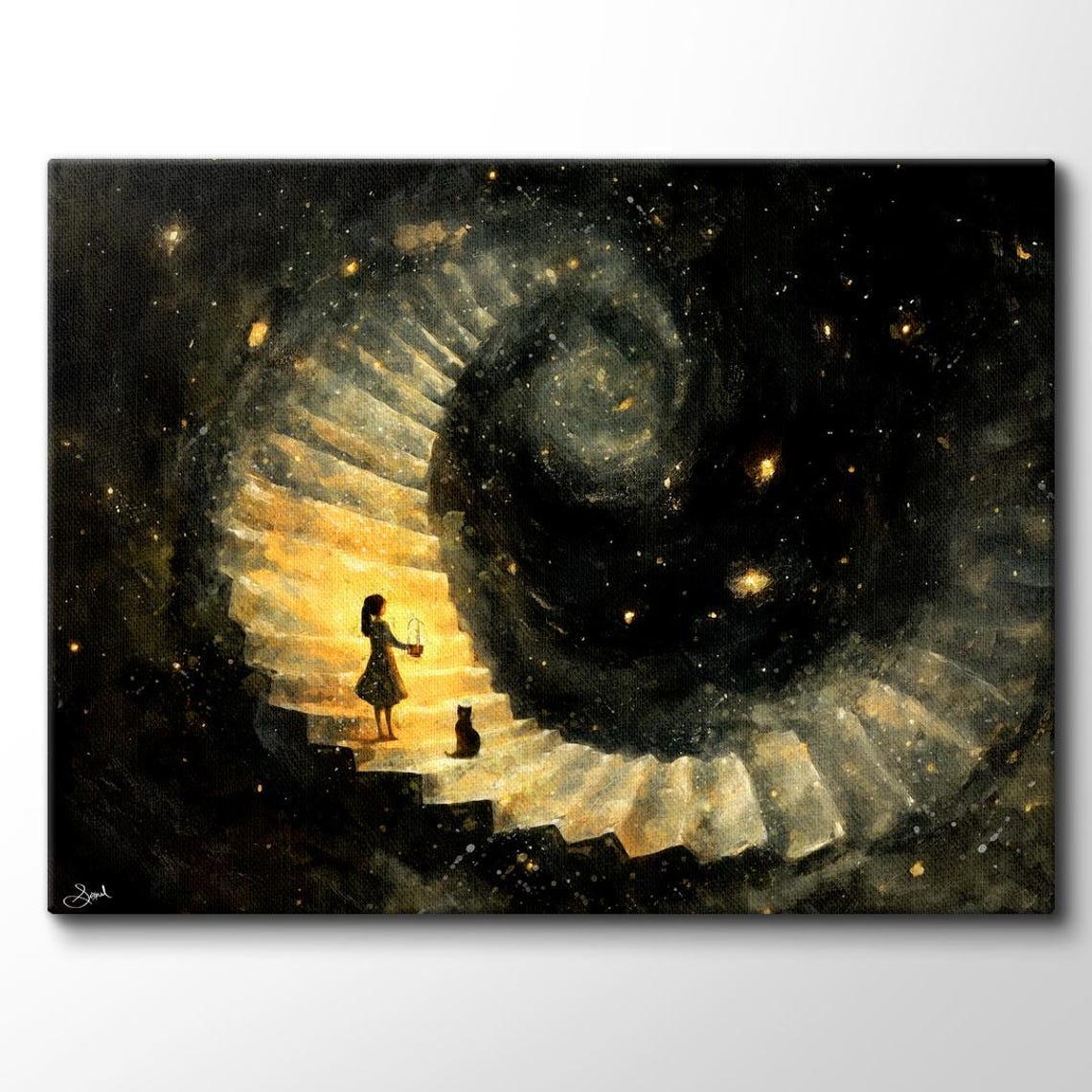 Escalier En Colimaçon | Unique Space Artwork Stunning Wall Art Print ...