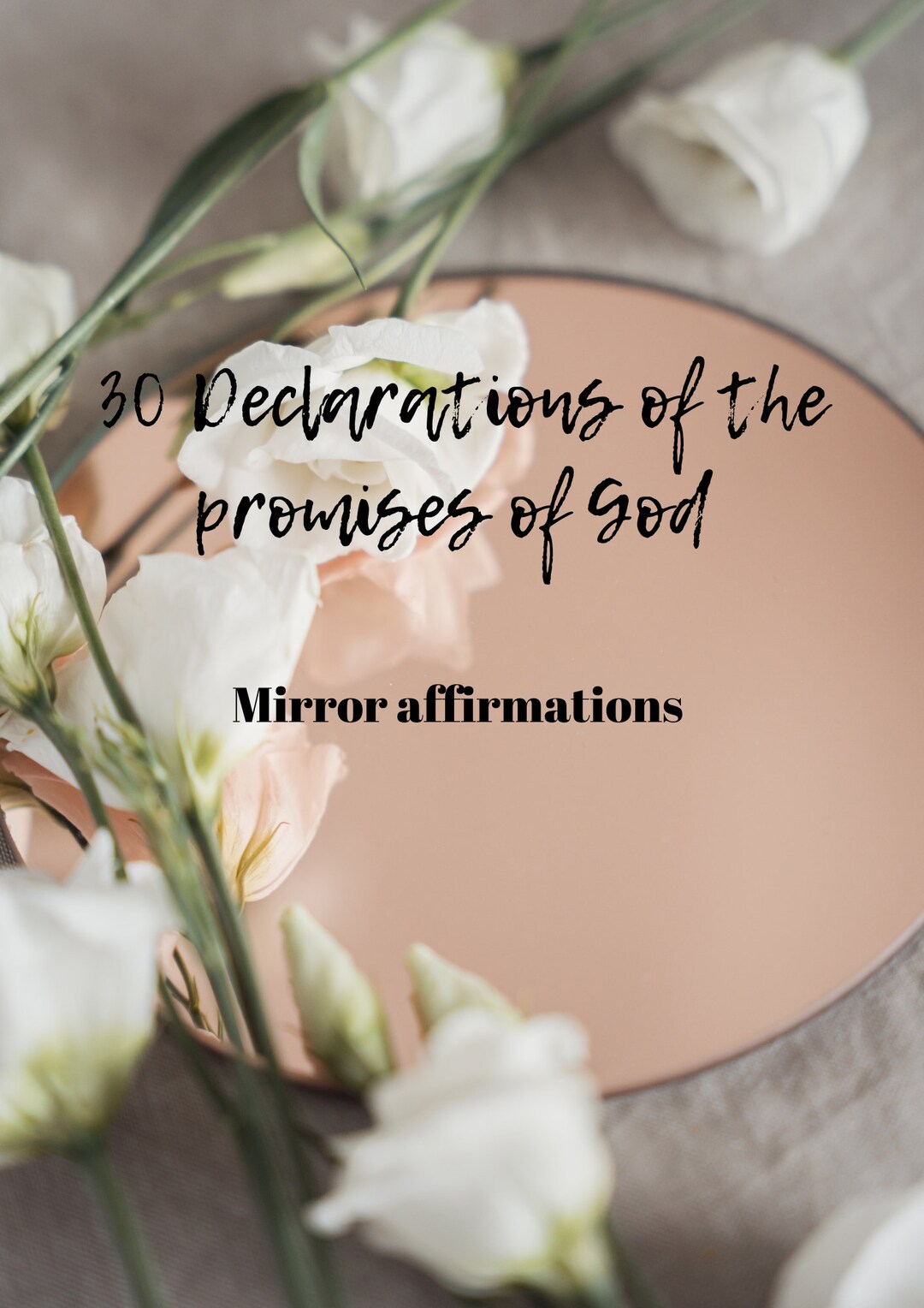 30 Declarations of the Promises of God Mirror Affirmations Printable PDF Print Christian ...