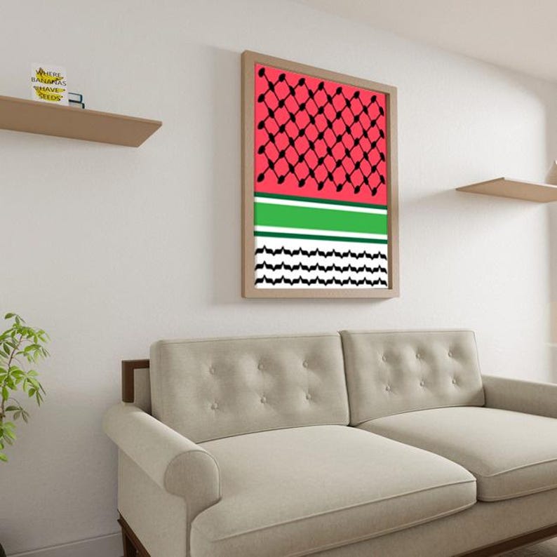 Keffiyeh Watermelon Pattern SVG, Watermelon SVG, Watermelon Key Chain ...