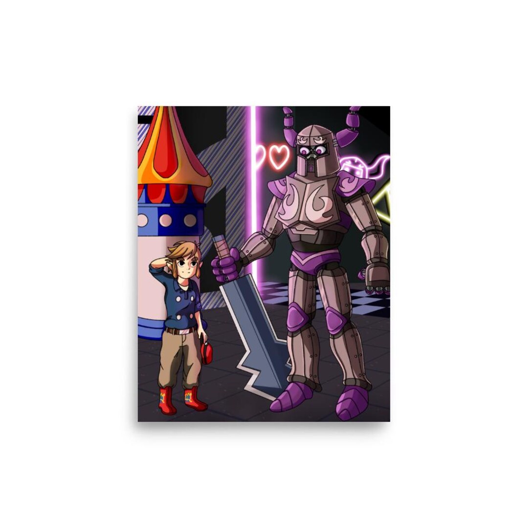 Zelda X FNAF Security Breach Poster Fantasy Meets Horror Multiple Sizes ...