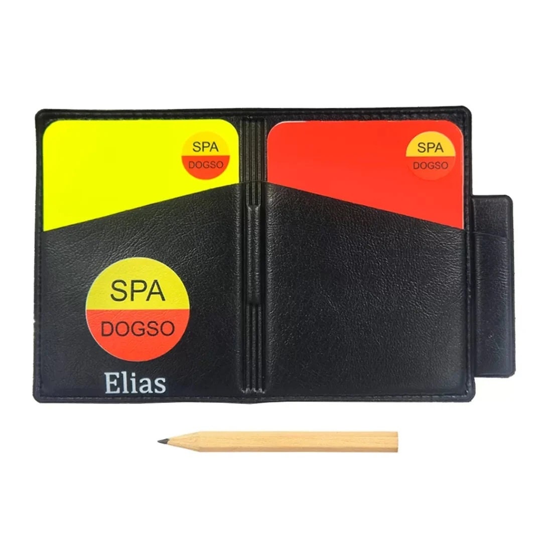 Personalized Referee Wallet Set, Referee Wallet Set, Soccer Referee ...