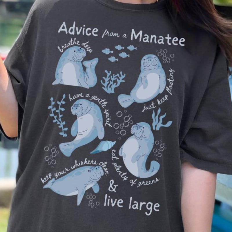 Manatee T Shirt - Etsy