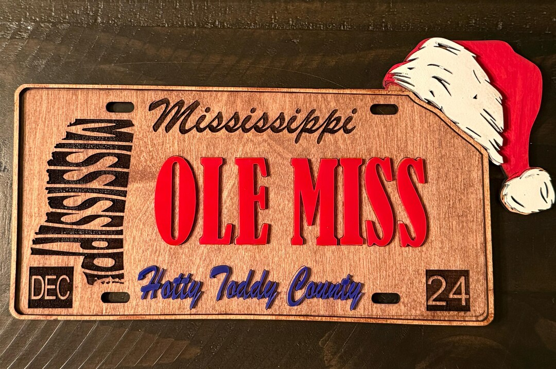 Christmas License Plates - Etsy