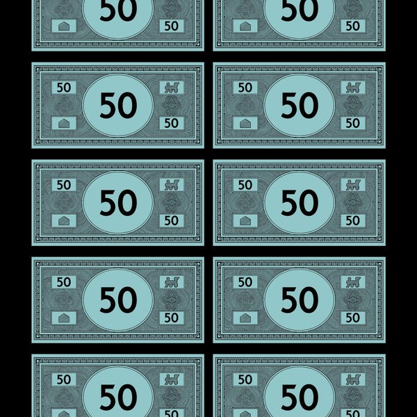 Monopoly geld vorlage - Etsy.de