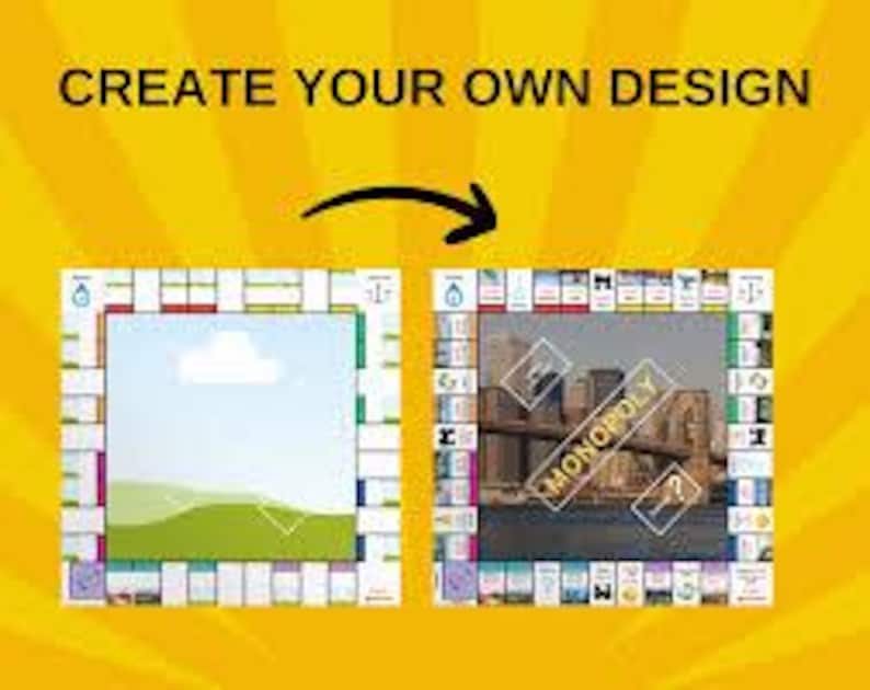 Editable Monopoly Template - Etsy