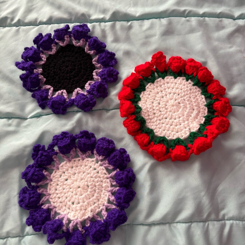 Crochet Coasters - Etsy