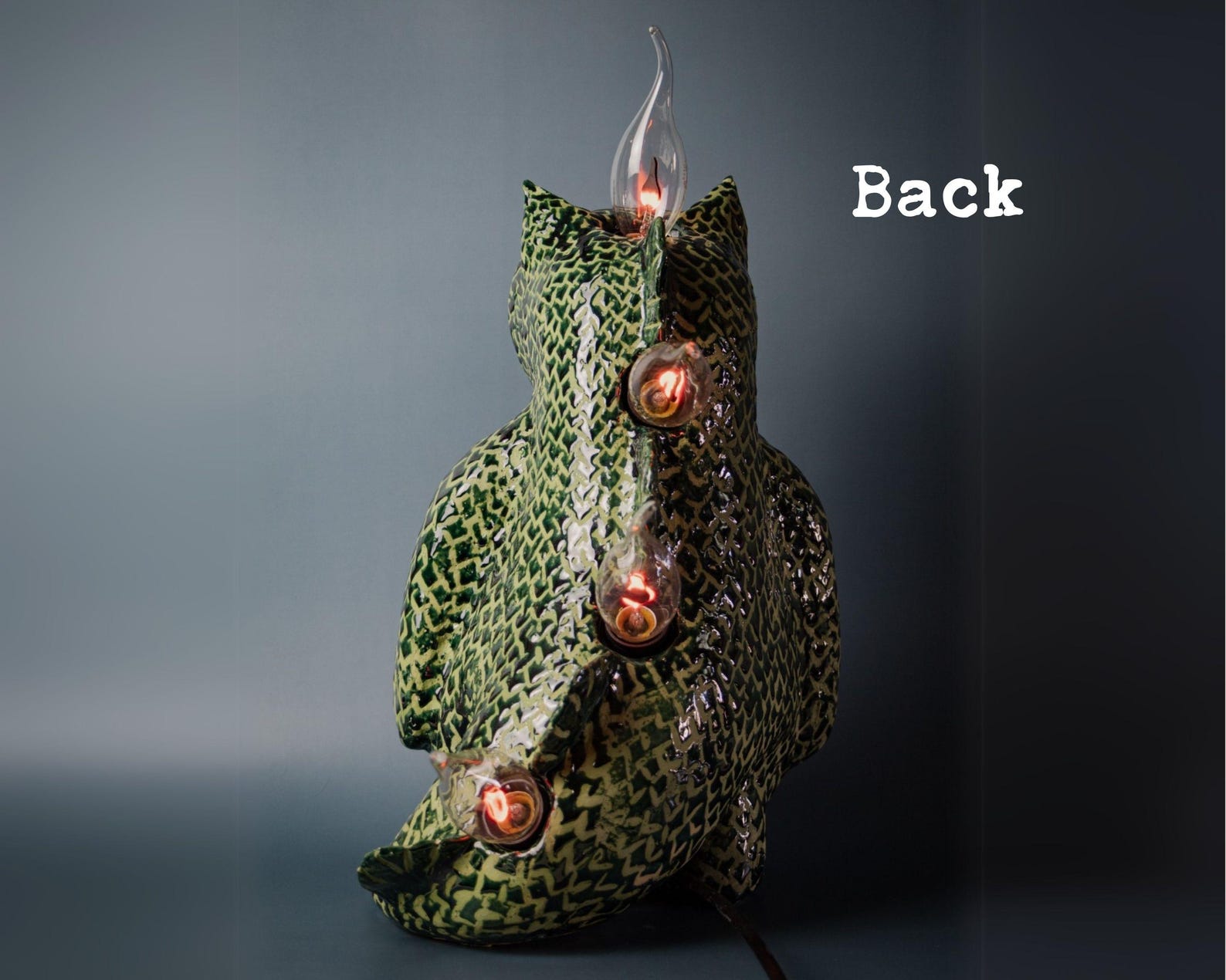 Dragon Table Lamp Ceramic Desk Lamp Handmade Standing Lamp for Mystical ...
