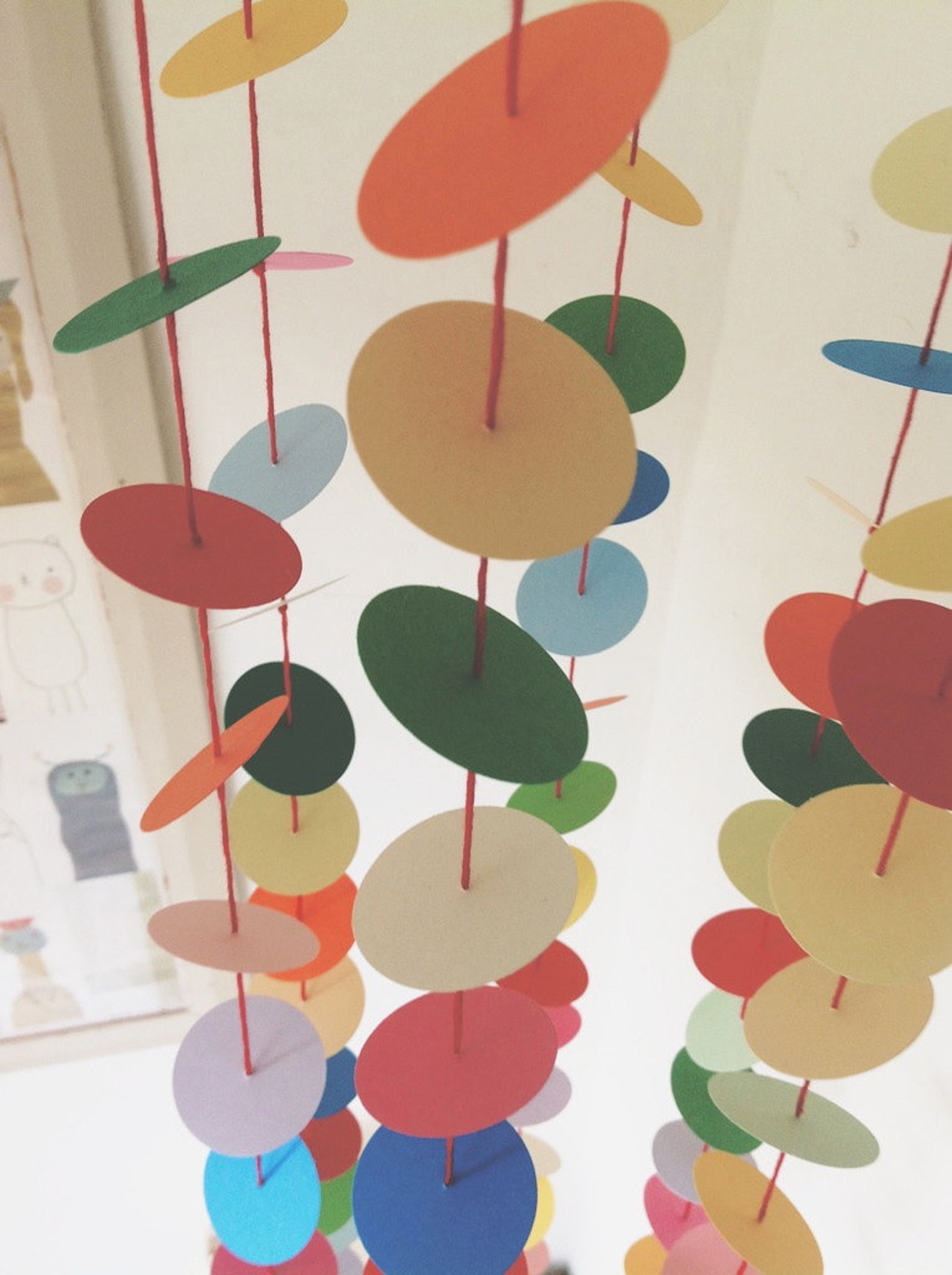 Paper Mobile Paper Decoration Party Decor Nursery Decor - Etsy