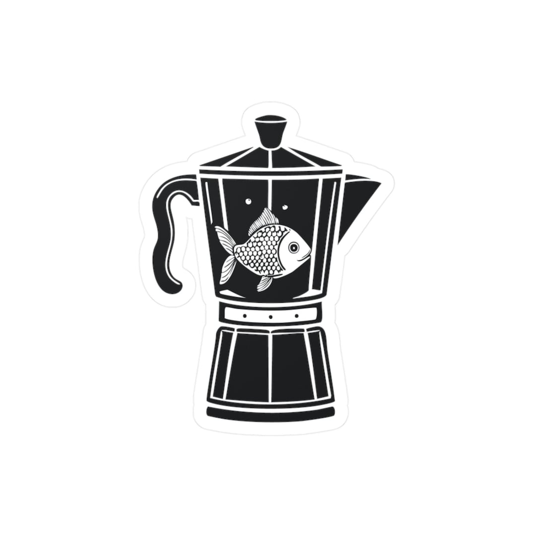 Fish in the Percolator - Vinyl Decal Inspired by Twin Peaks TV Show - Etsy