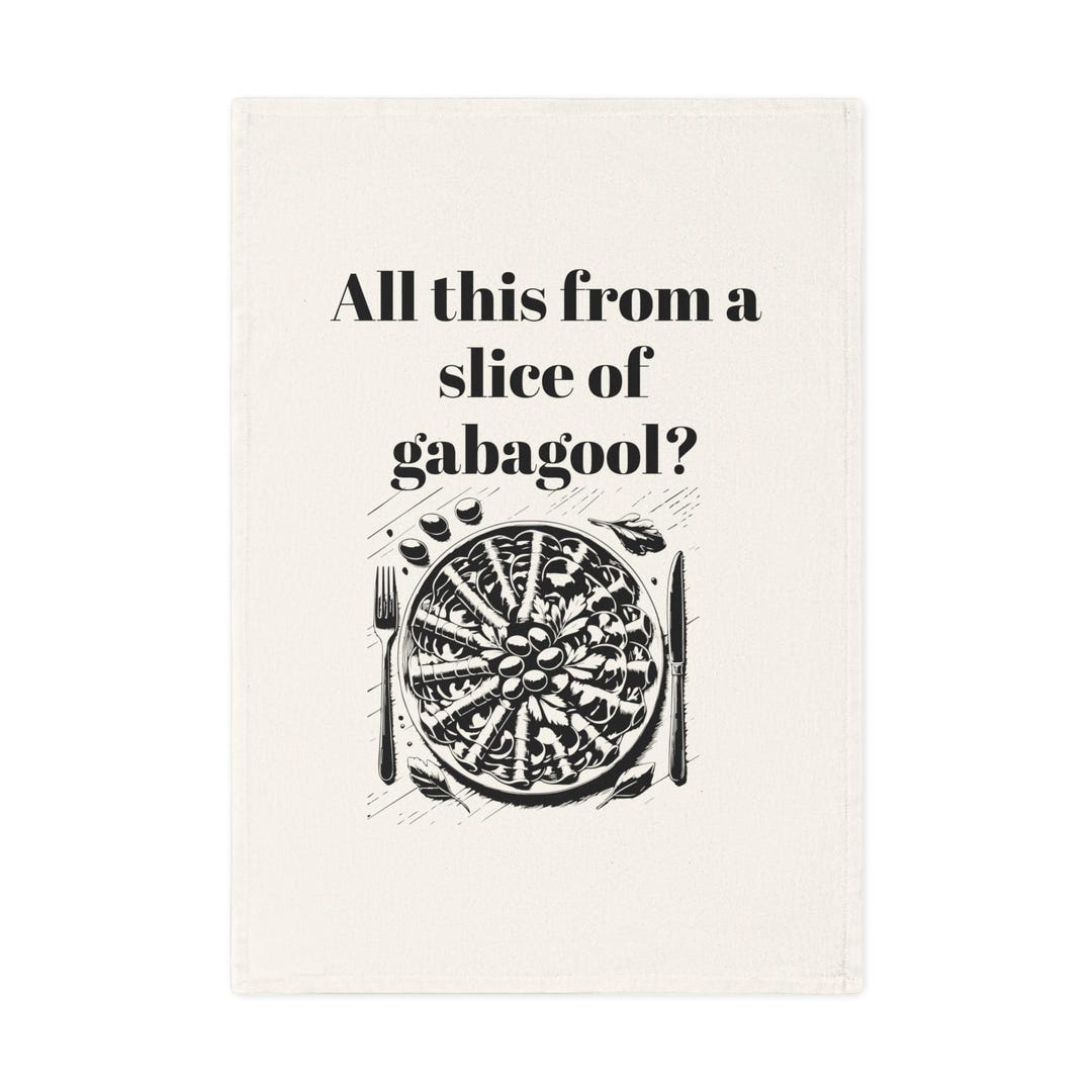 A Slice of Gabagool Sopranos-inspired Cotton Tea Towel - Etsy