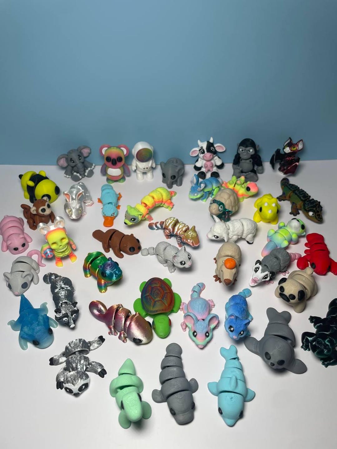 Random Pack(5/10/20/30 Pack) / Tiny Wiggly Pocket Pets / Desk Toys/ 3D ...
