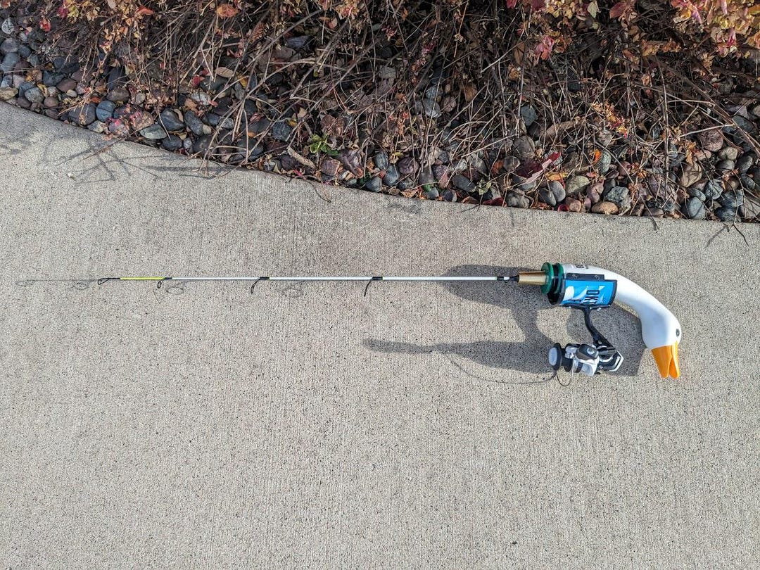 Goose Island Beer Tap Handle Ice Fishing Pole Combo - 13 Fishing Thermo ...