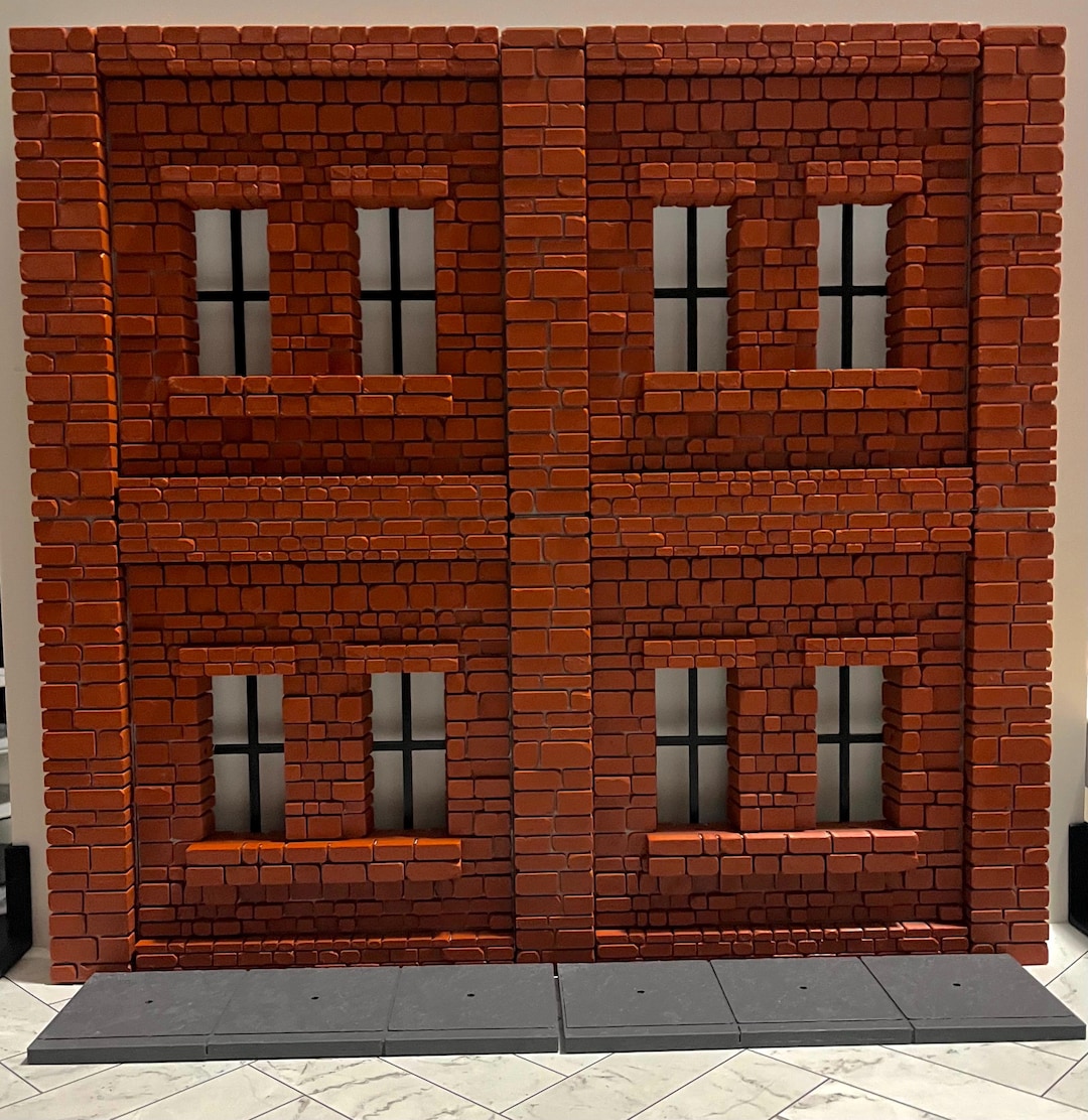 1:12 Modular Brick Wall - Etsy