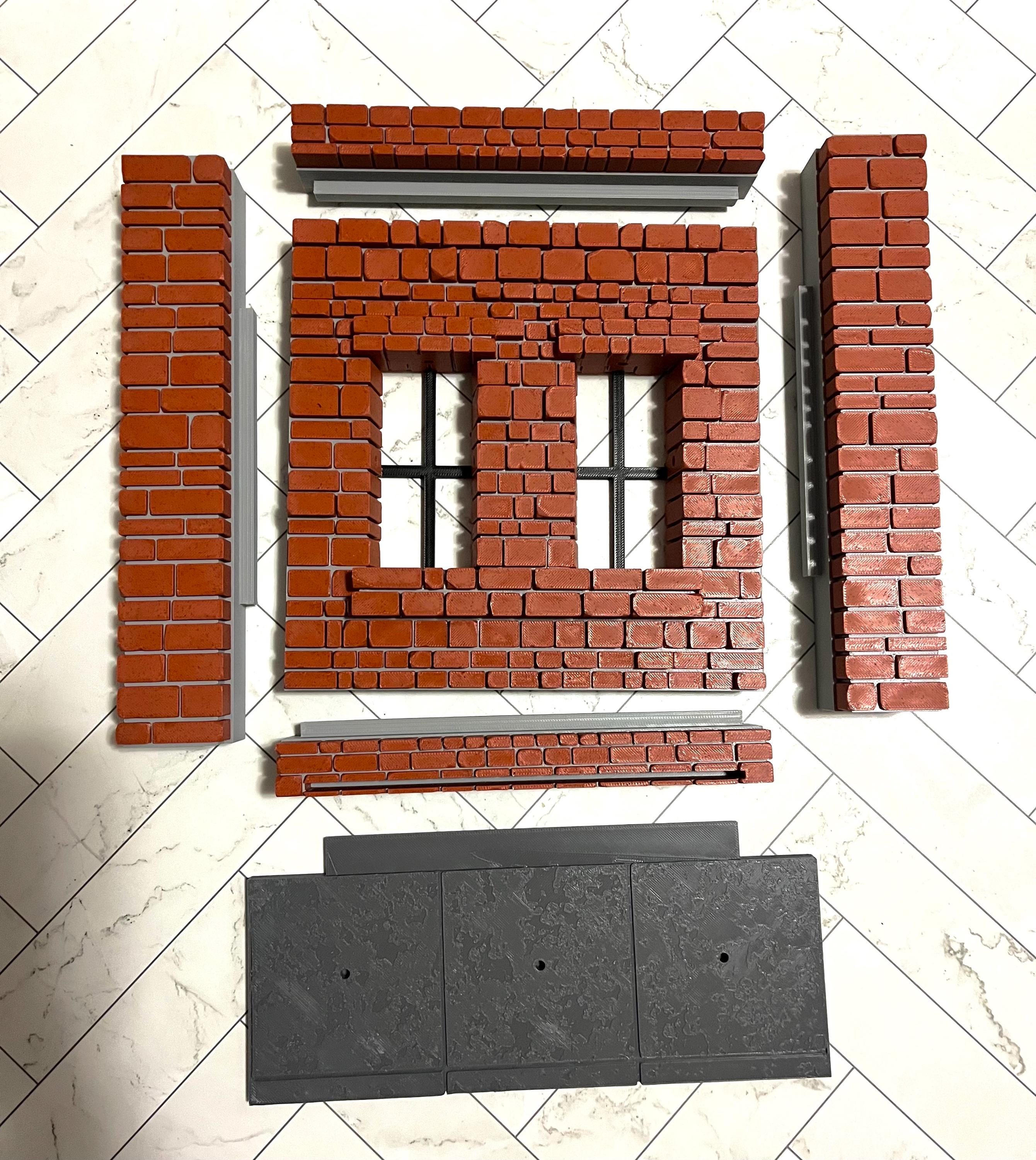 1:12 Modular Brick Wall - Etsy