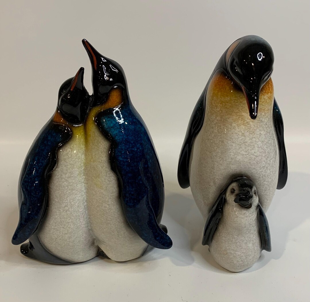 Antarctica Wildlife Emperor Penguins Figurines - Etsy
