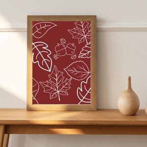 Thanksgiving Gallery Wall Set | Set of 6 Art Prints | Autumn Stationary ...