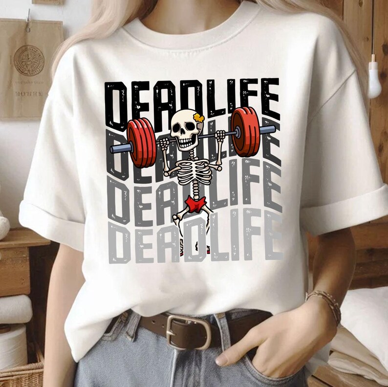 Skeleton Deadlift PNG, Skeleton Gym Workout , Funny Deadlifter Instant ...