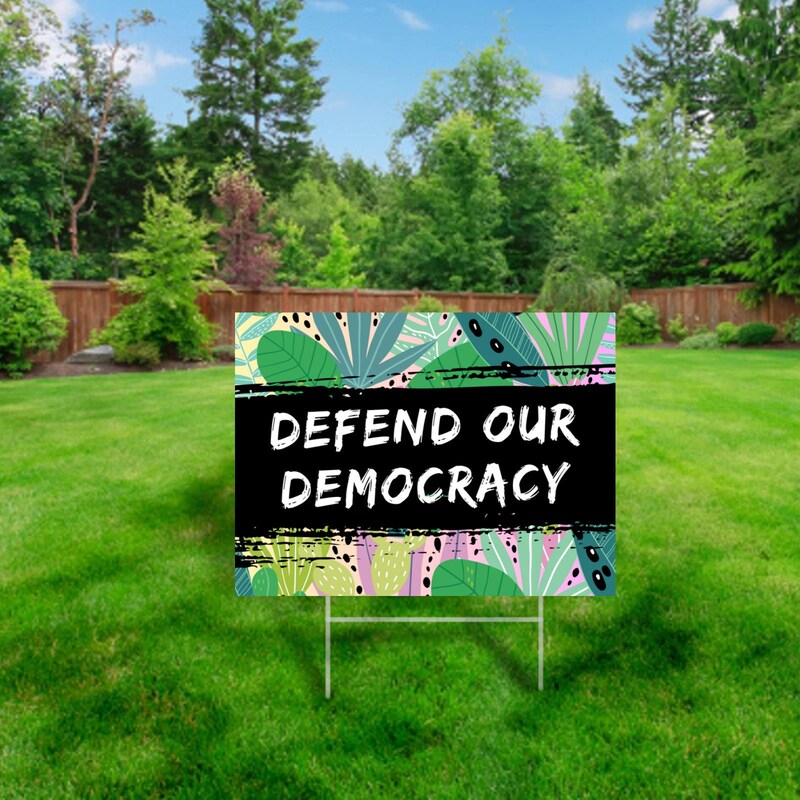 Protest Signs for Defending Democracy - Etsy