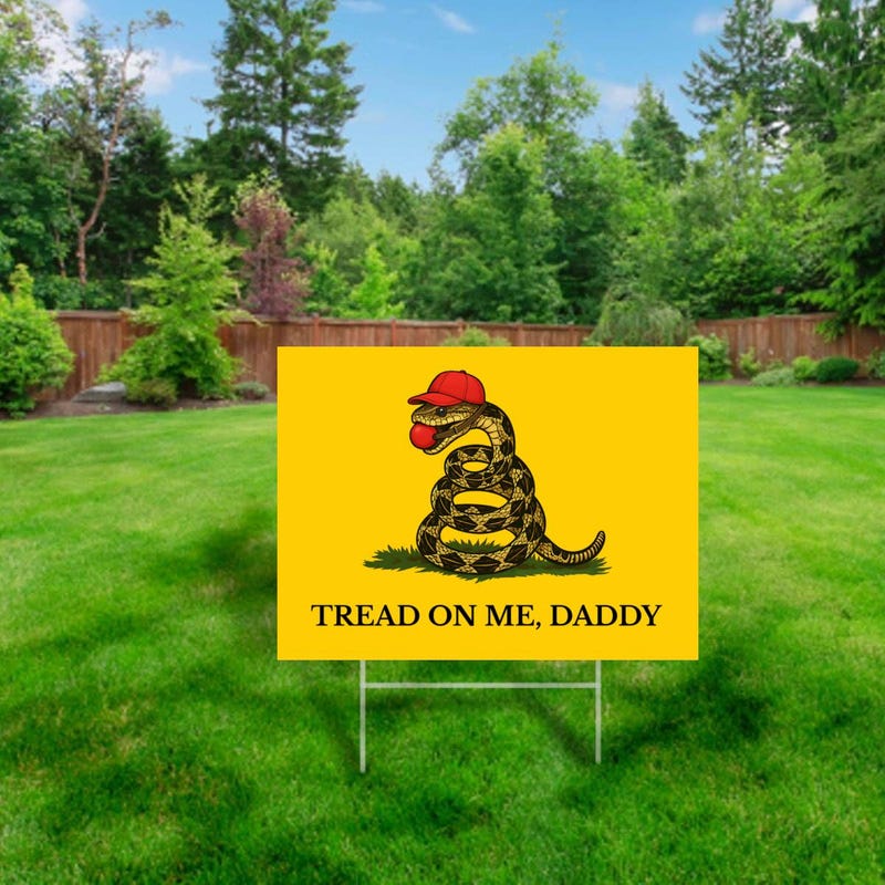 Tread on Me Daddy Flag - Etsy