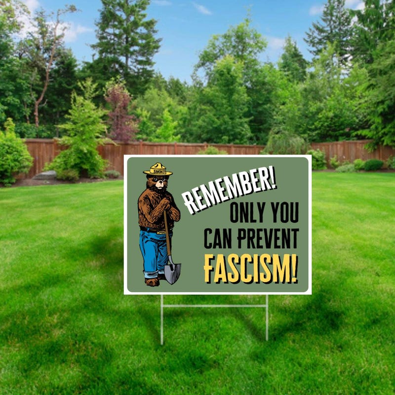 Democracy Protest Sign - Etsy