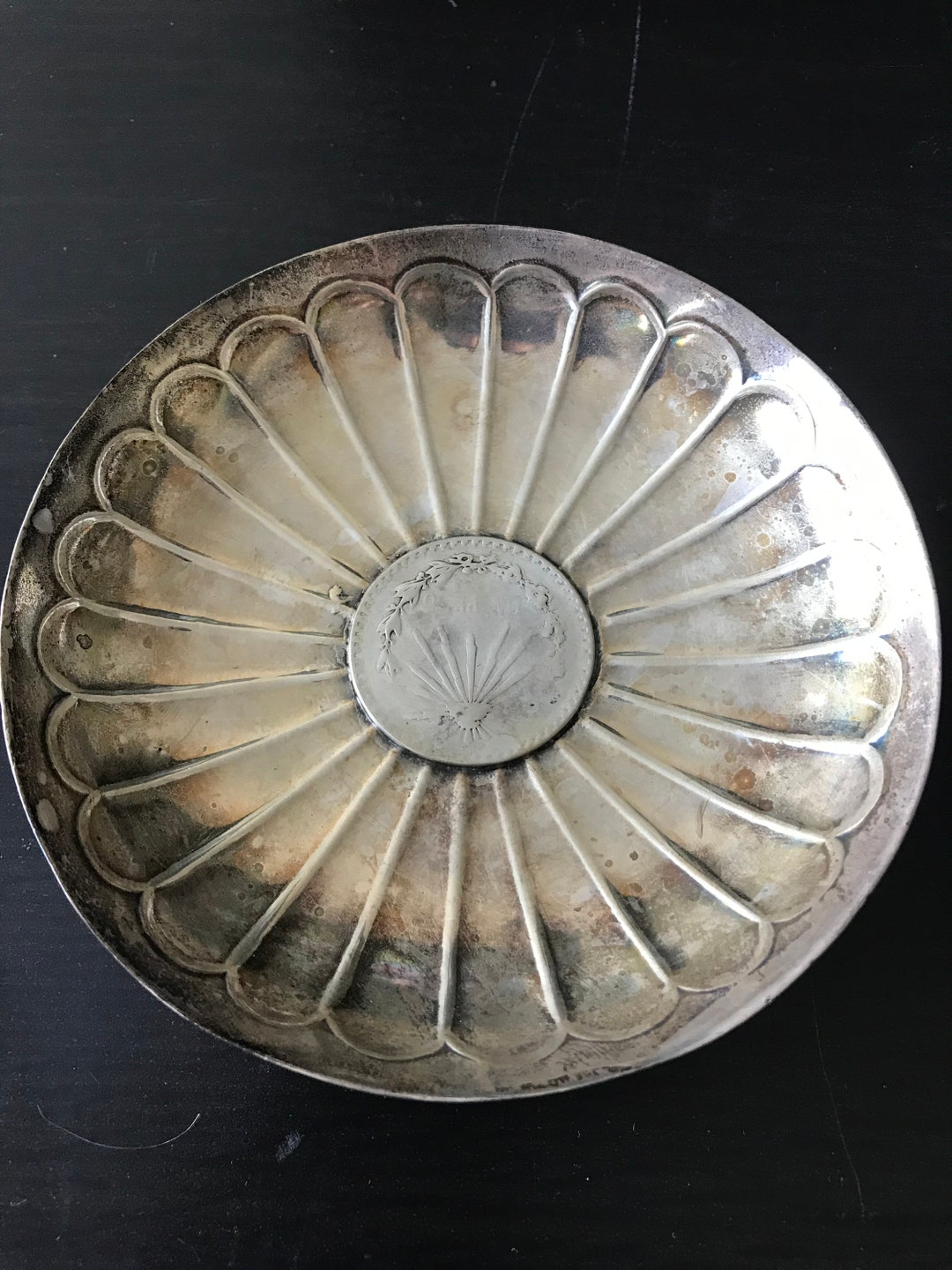 Silver Ashtray With Mexican 1934 Peso by L Maciel - Etsy
