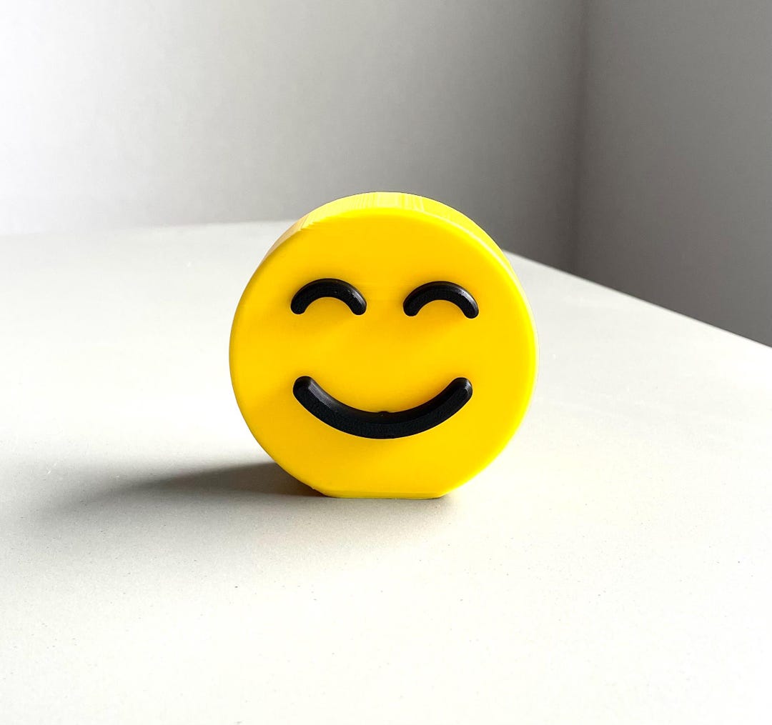 Smiley Face & Sad Face Desk Ornament | Interactive Desk Toy, Happy and ...